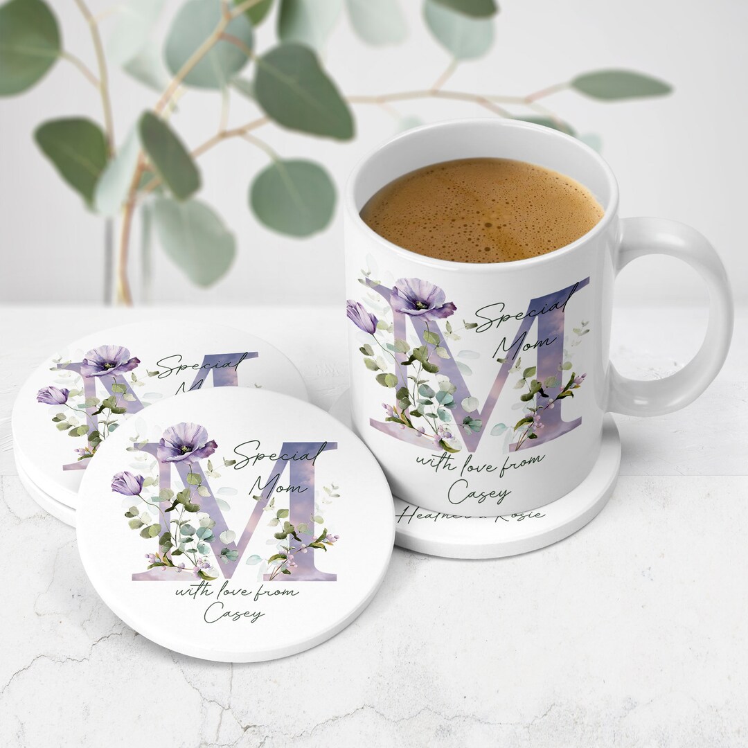 Personalised Special Mum Ceramic Mug & Coaster, Gift for Her, Mum Mug ...