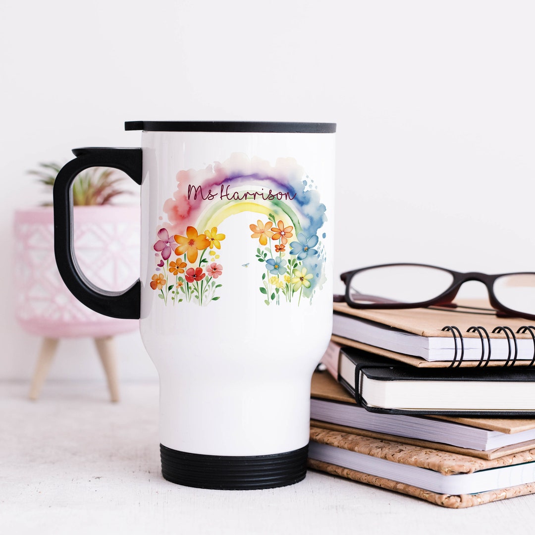 Teacher Gift, Personalised Travel Mug, Take Away Mug, Gift for Teacher ...