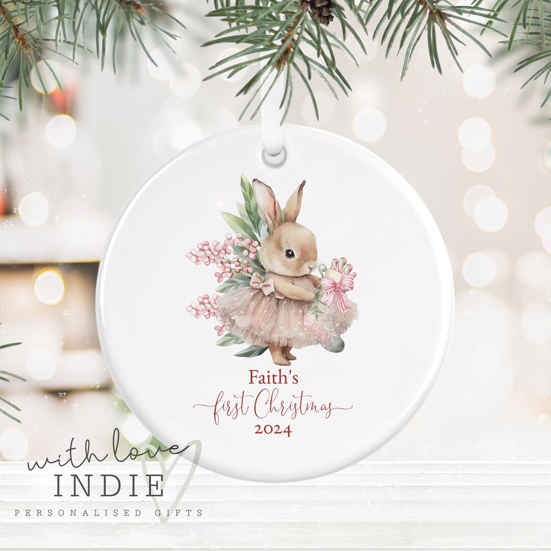 Personalised Baby's First Christmas Decoration, Baby's First Christmas ...