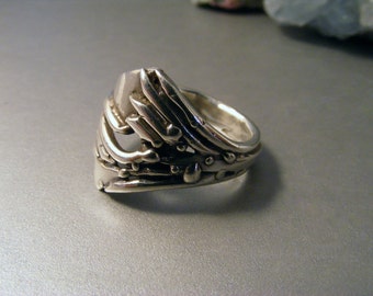 Silver Cast Ring | Etsy