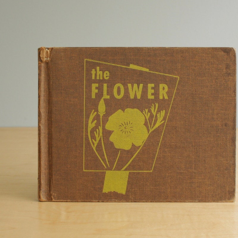 Vintage Flower Book - Etsy