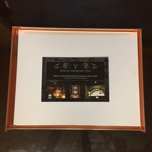 Copper Paper Tray: Side Loading Office Desk File Holder, Small Space ...