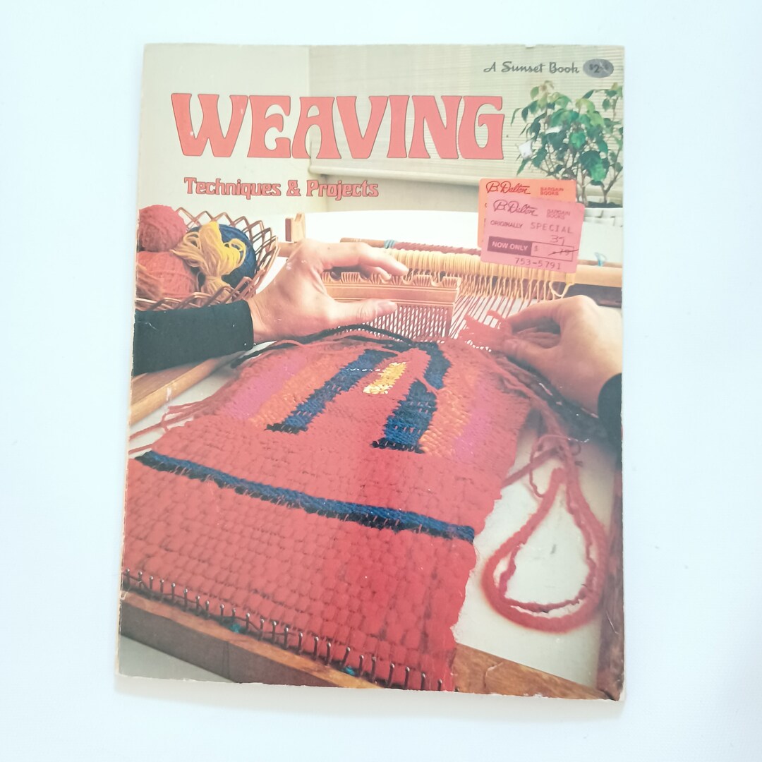 Vintage 1975 Book Weaving Techniques Projects, A Sunset Hobby & Craft ...