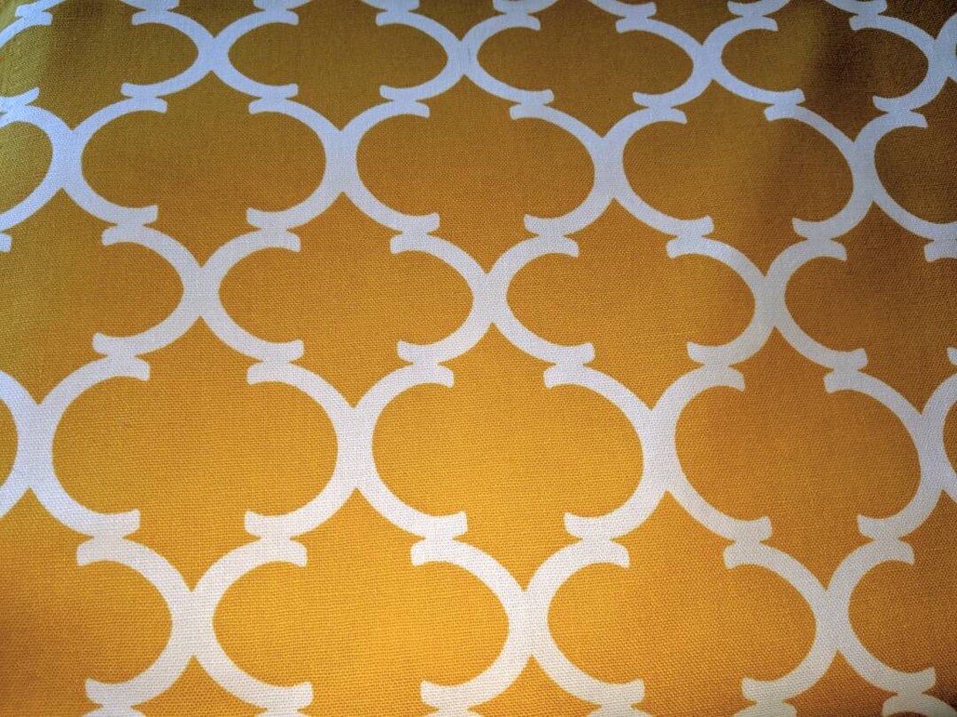 Waverly Inspirations Cotton Duck 54 Ogee Curl Yellow - Etsy