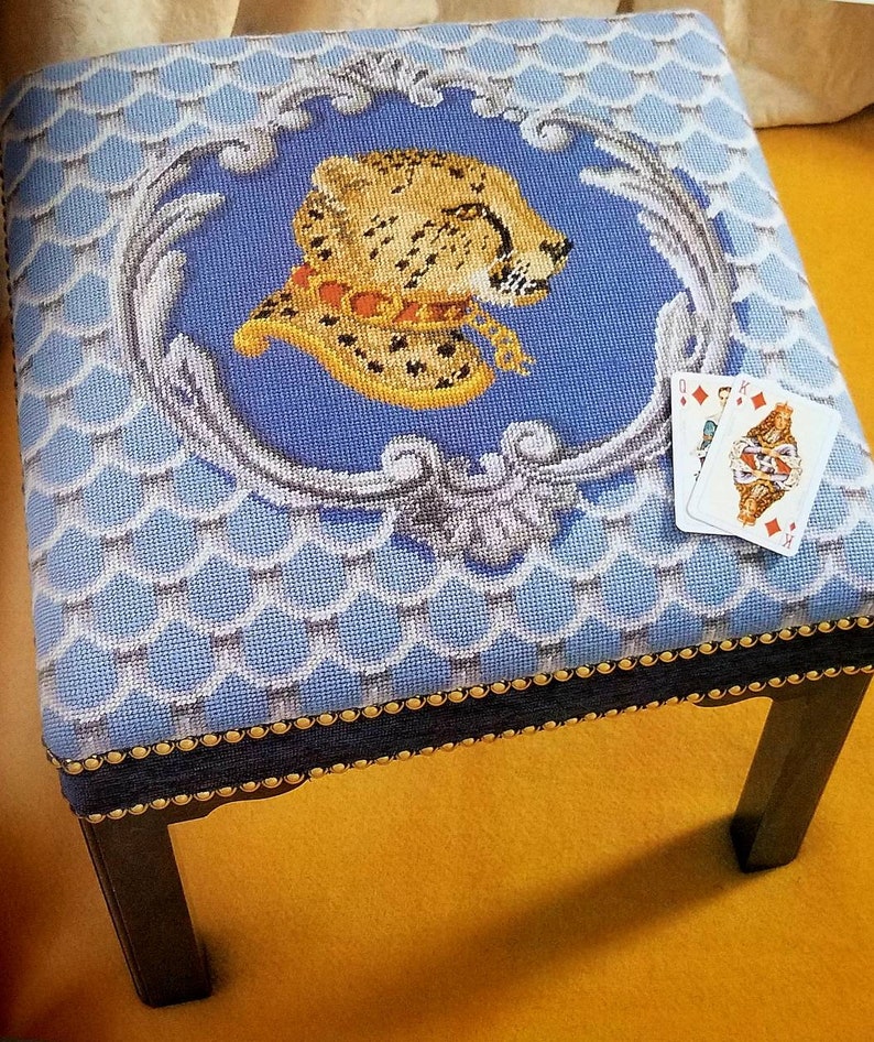 Hardcover Book Full of Colorful Needlepoint Antique Look - Etsy