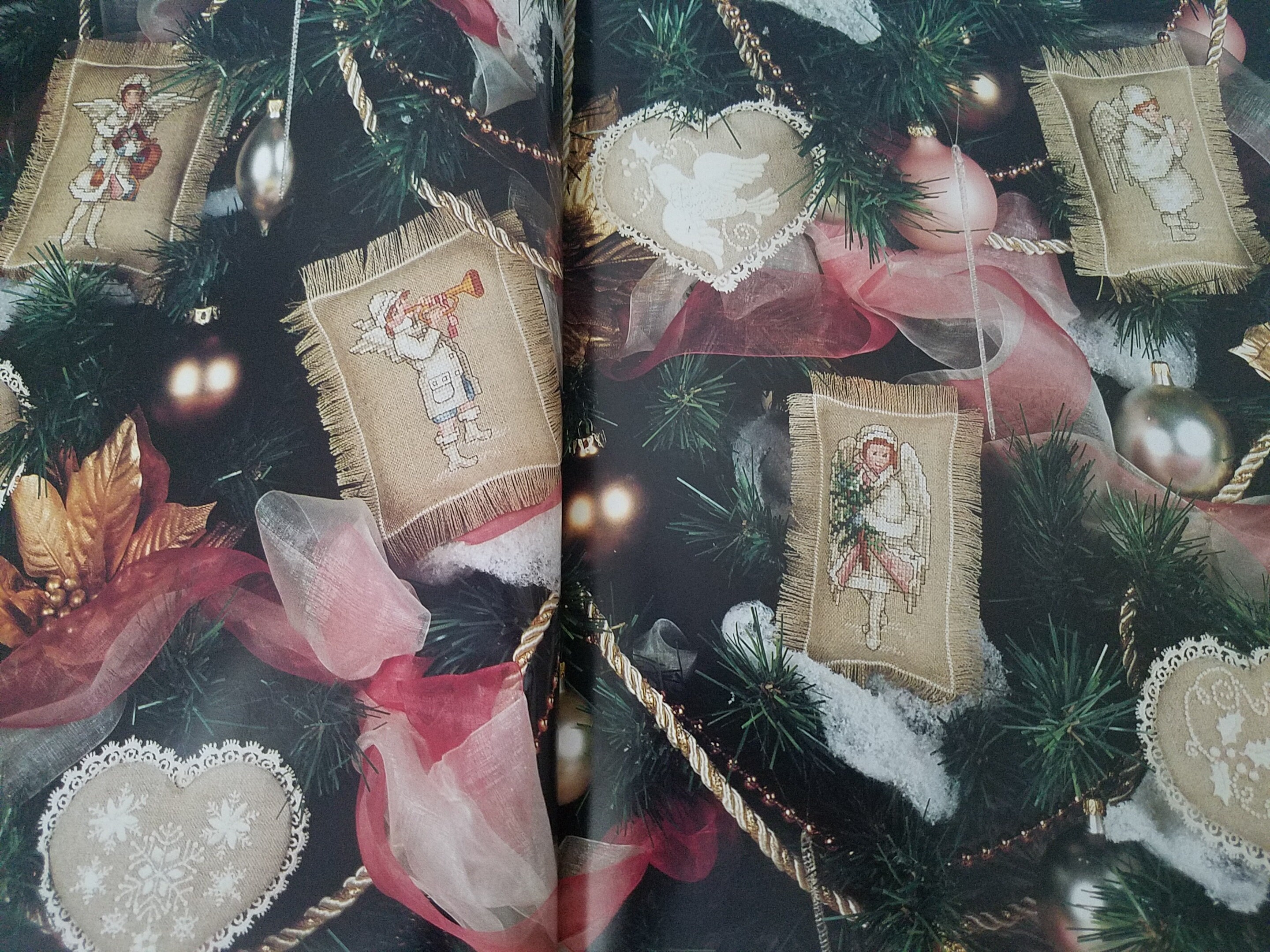 O Christmas Tree Hard Cover Book, Many Patterns New Ornaments Nativity ...
