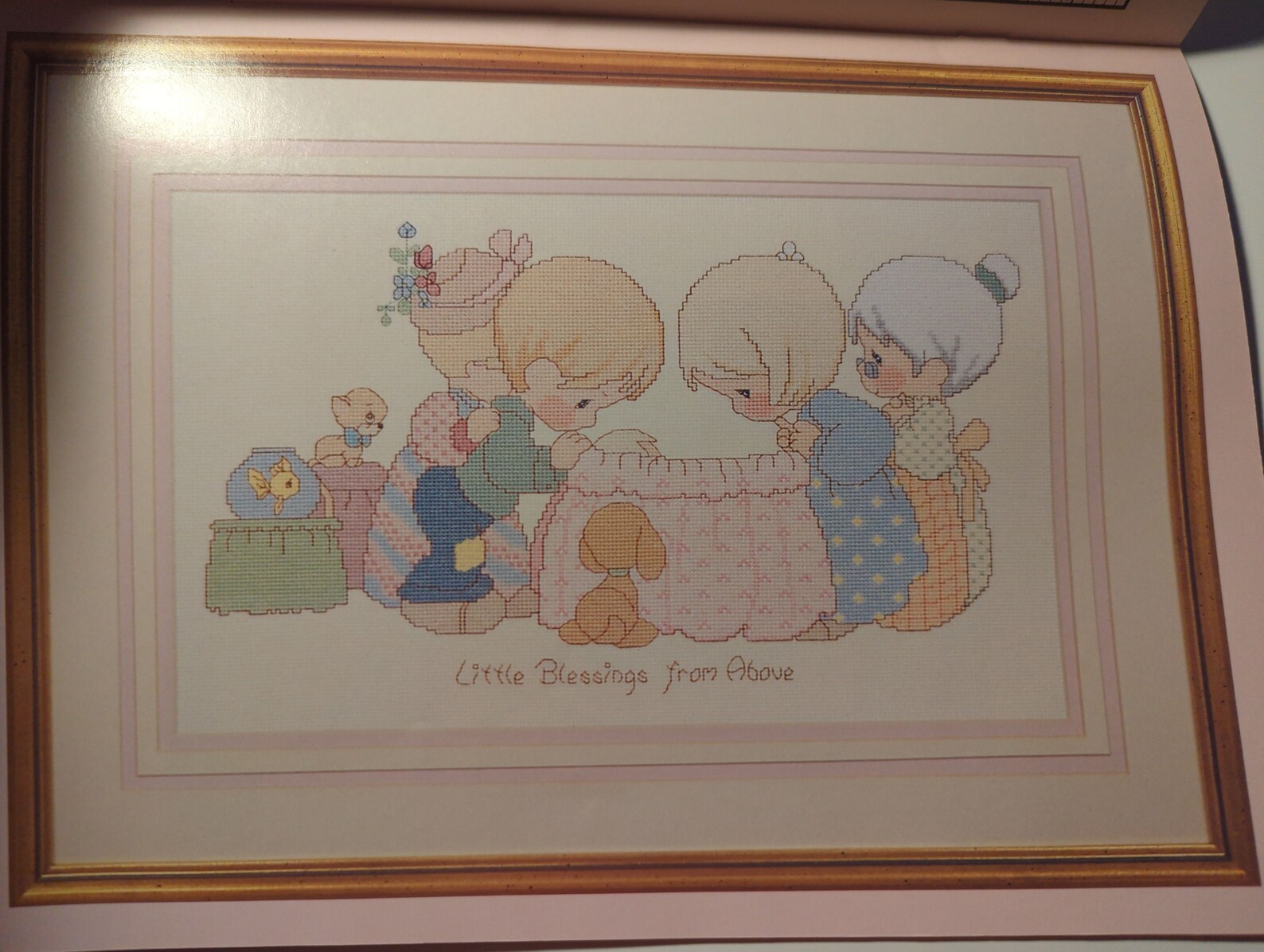 Counted Cross Stitch # Book PM-15 "uncle Sam" 1985 Precious Moments New ...