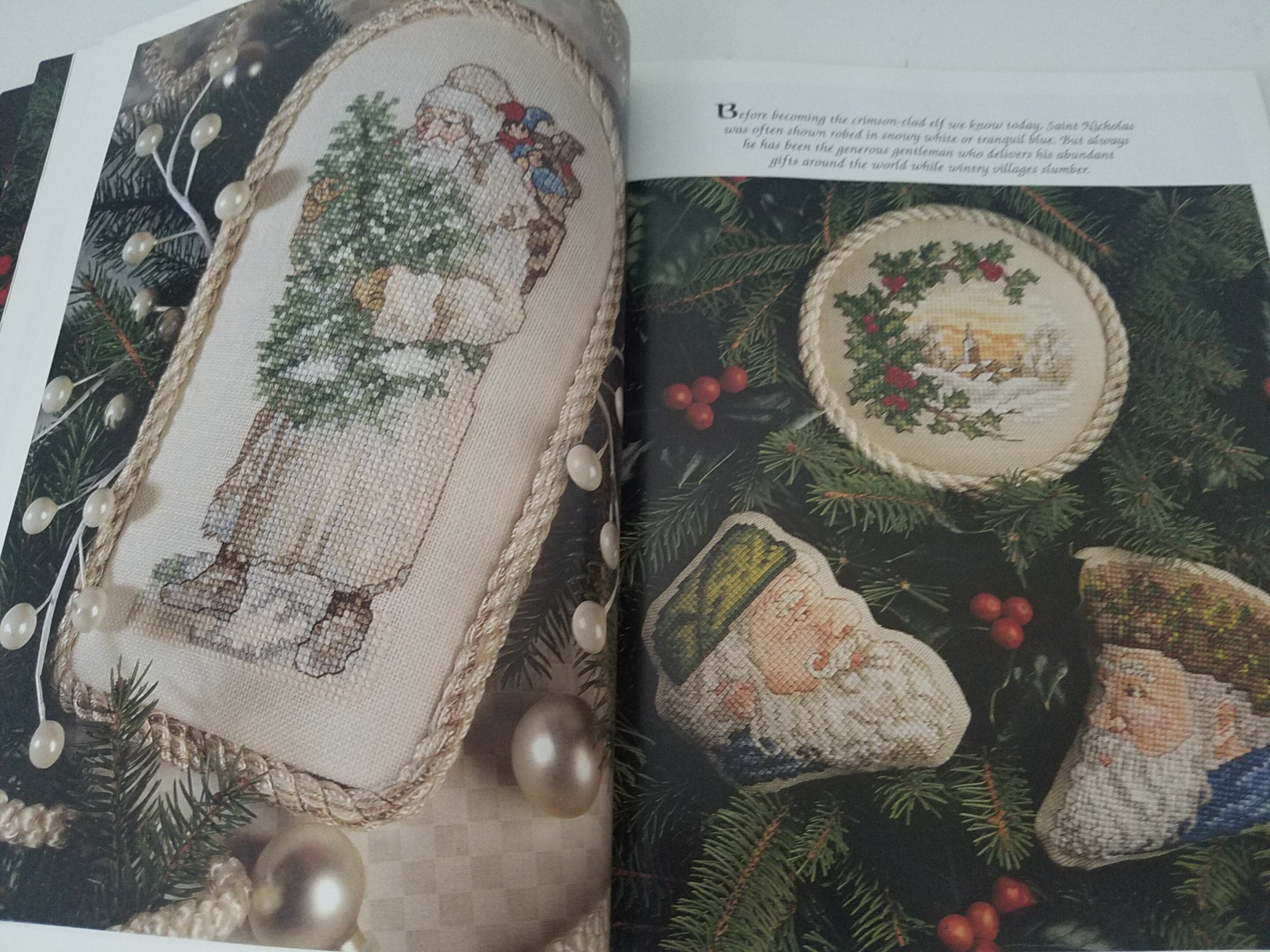 Softcover Counted Cross Stitch Pattern Book Mini Christmas - Etsy