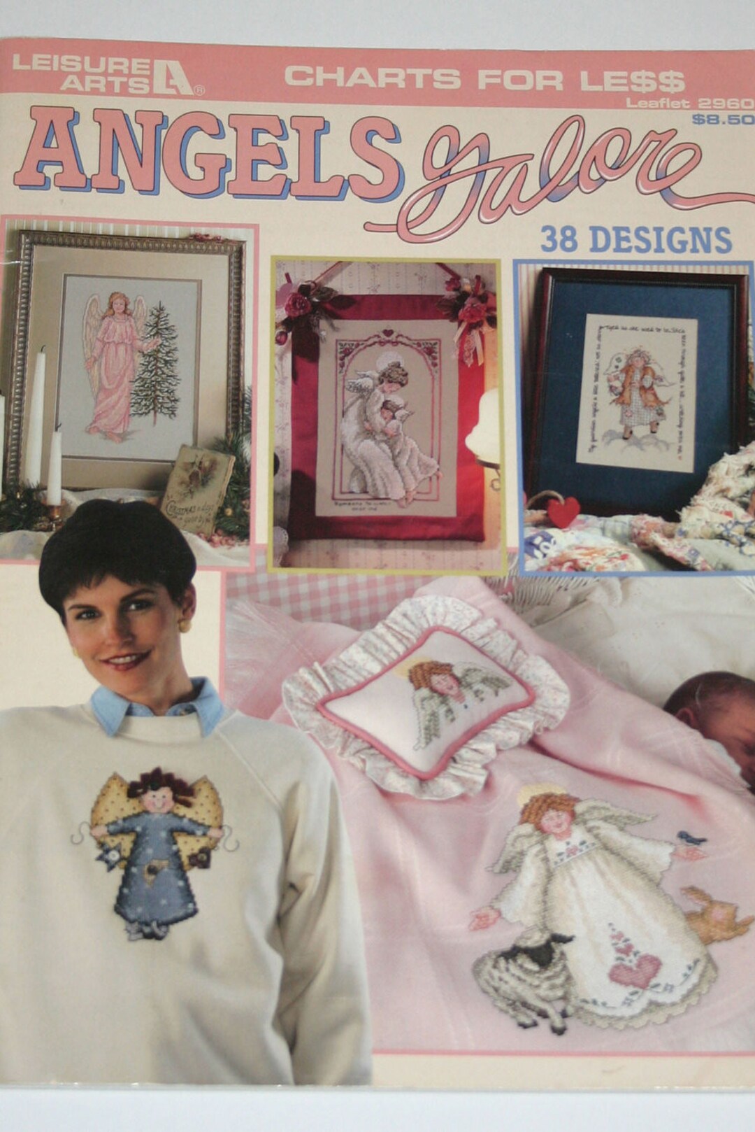Counted Cross Stitch # "angels Galore" 38 Designs Cross Stitch Patterns ...