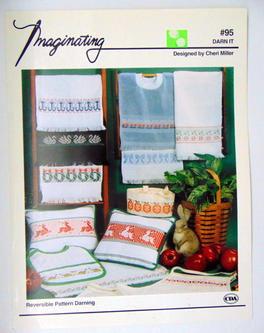 Counted Running Stitch # "darn It" Reversible Pattern Darning Towels ...