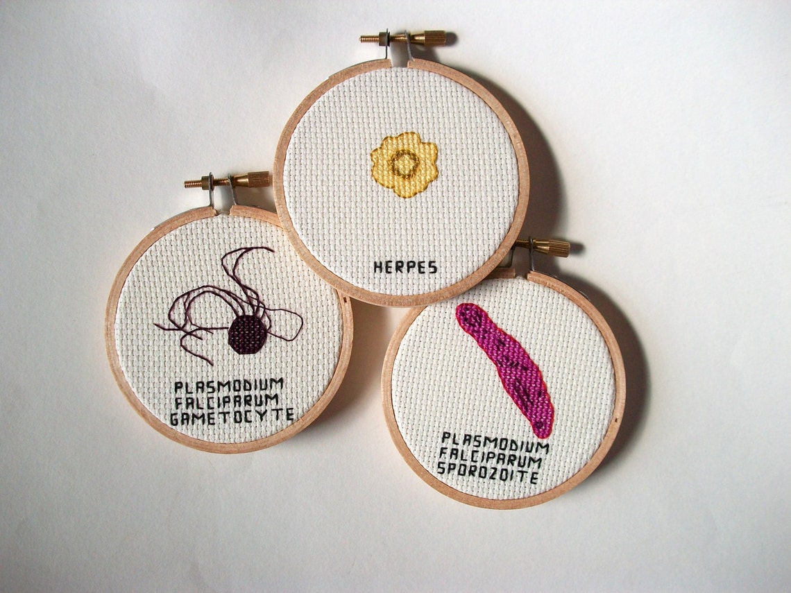 Syphilis Microbe STD Germ Cross Stitch Sexually - Etsy UK