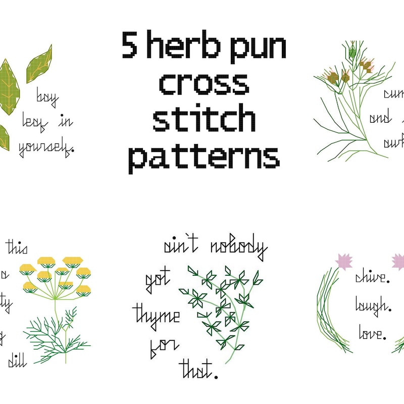 Herb Puns - Etsy