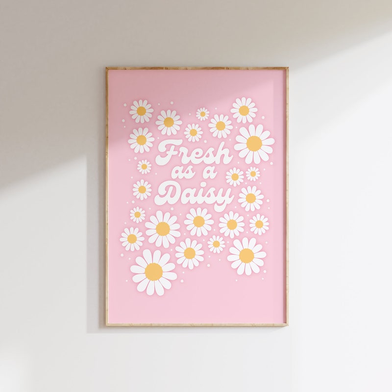 Daisy Print - Etsy