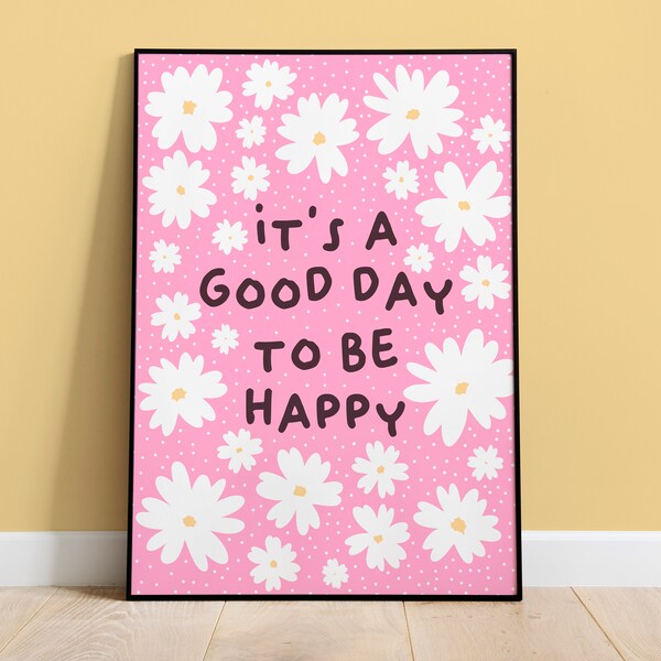 Pink Daisy Quote - Etsy