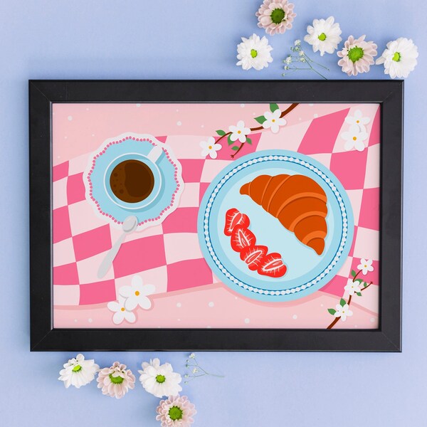 Breakfast Print - Etsy