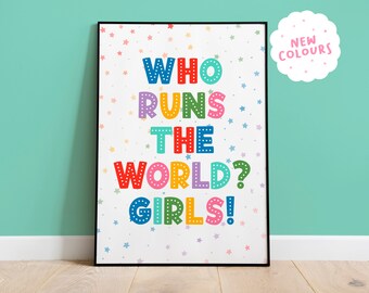 Girl Power World Art - Etsy