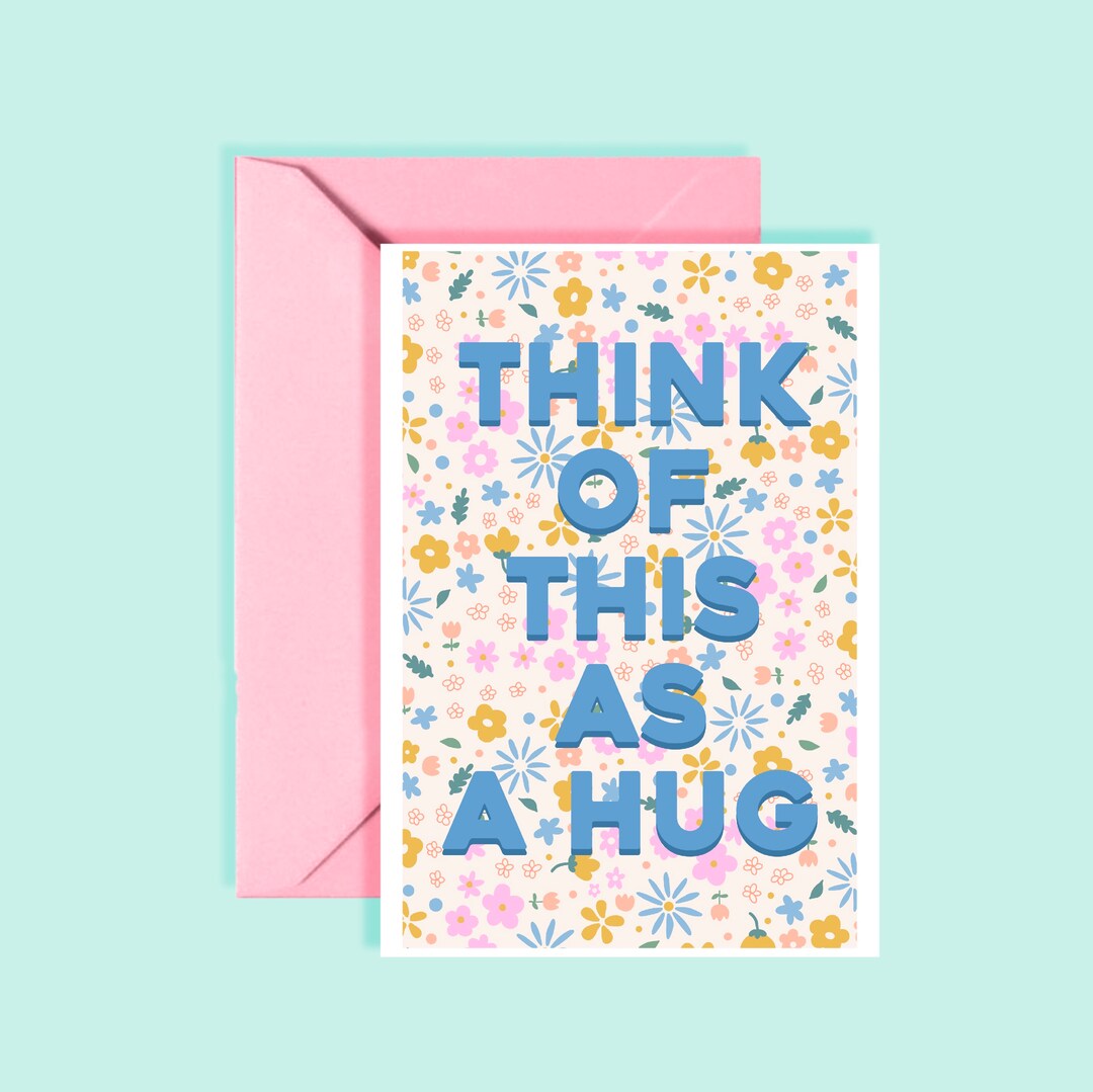 Think of This as A Hug Sorry for Your Loss Condolences I Miss - Etsy