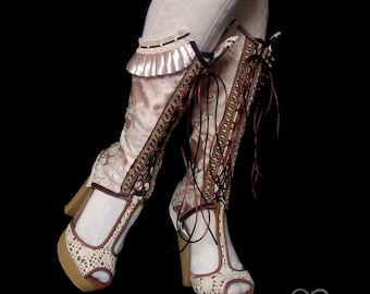 XS-SM Spats PDF Sewing Pattern and Instructions for Lace up - Etsy Canada