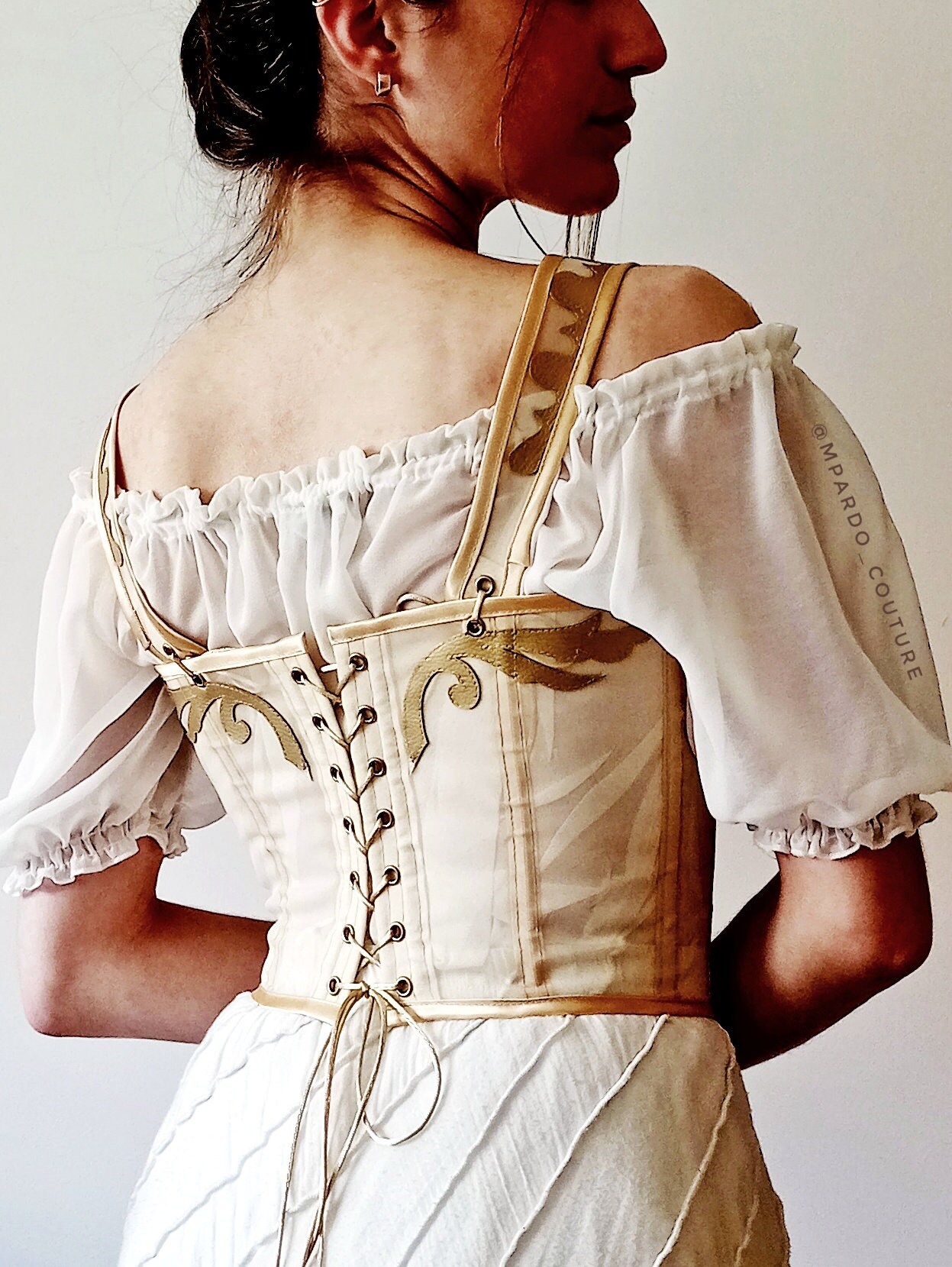 Corset MARGUERITE customizable mesh corset stays multiple | Etsy