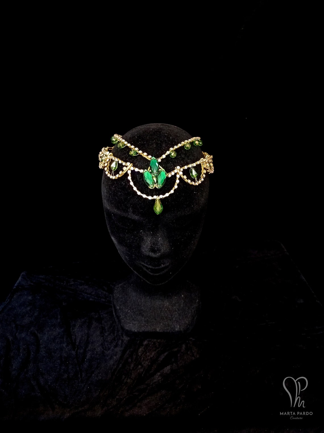 Ballet Headpiece LIDIA Customizable Circlet Tiara Gold - Etsy