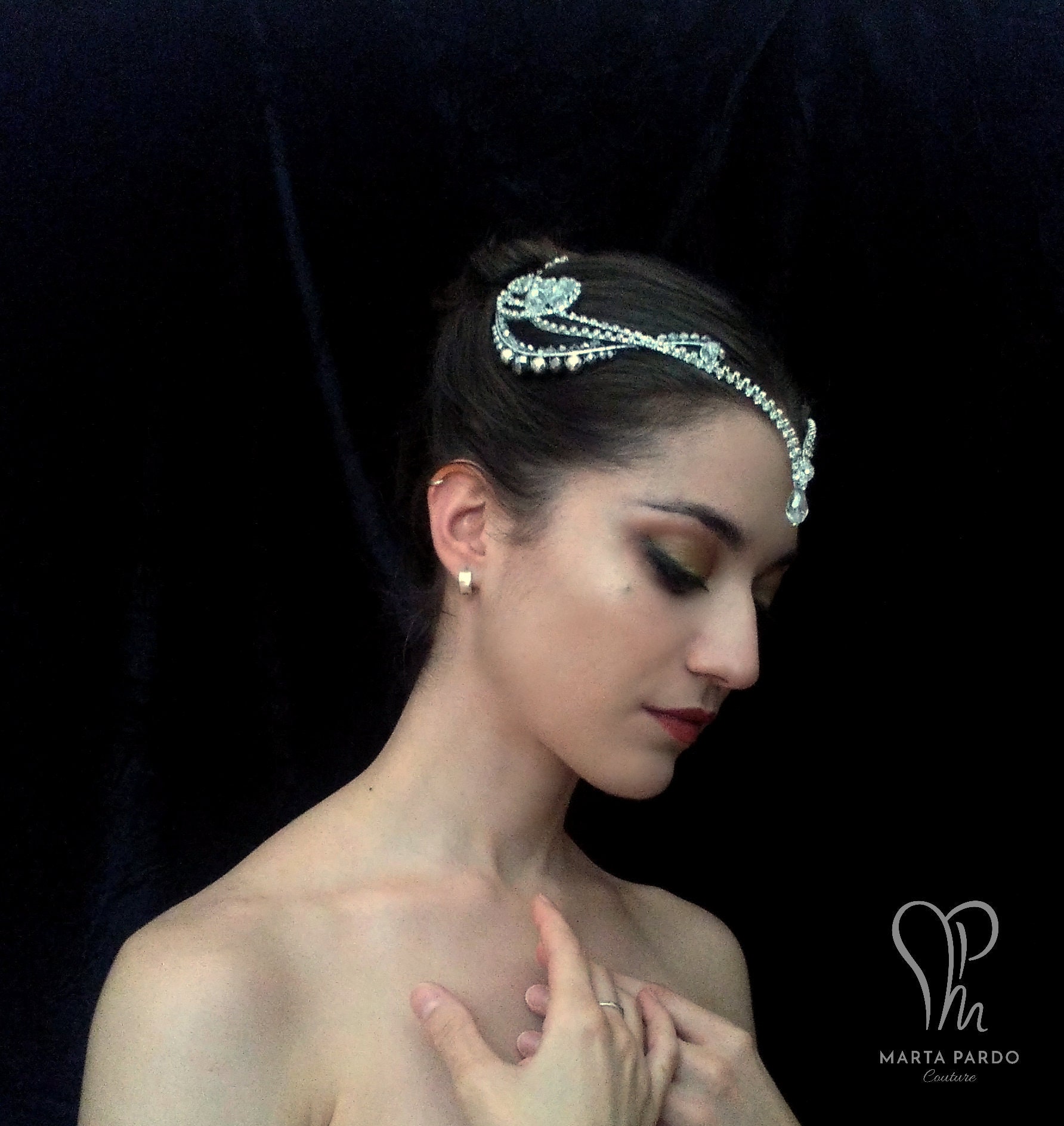 Ballet Headpiece 'BLANCA' Customizable Tiara: - Etsy UK