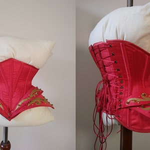 Sample Corset Costume FIRE FAIRY Red Corset Costume, Bodysuit With ...