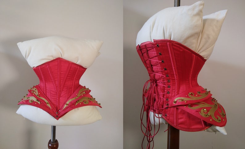 Sample Corset Costume FIRE FAIRY Red Corset Costume Bodysuit - Etsy