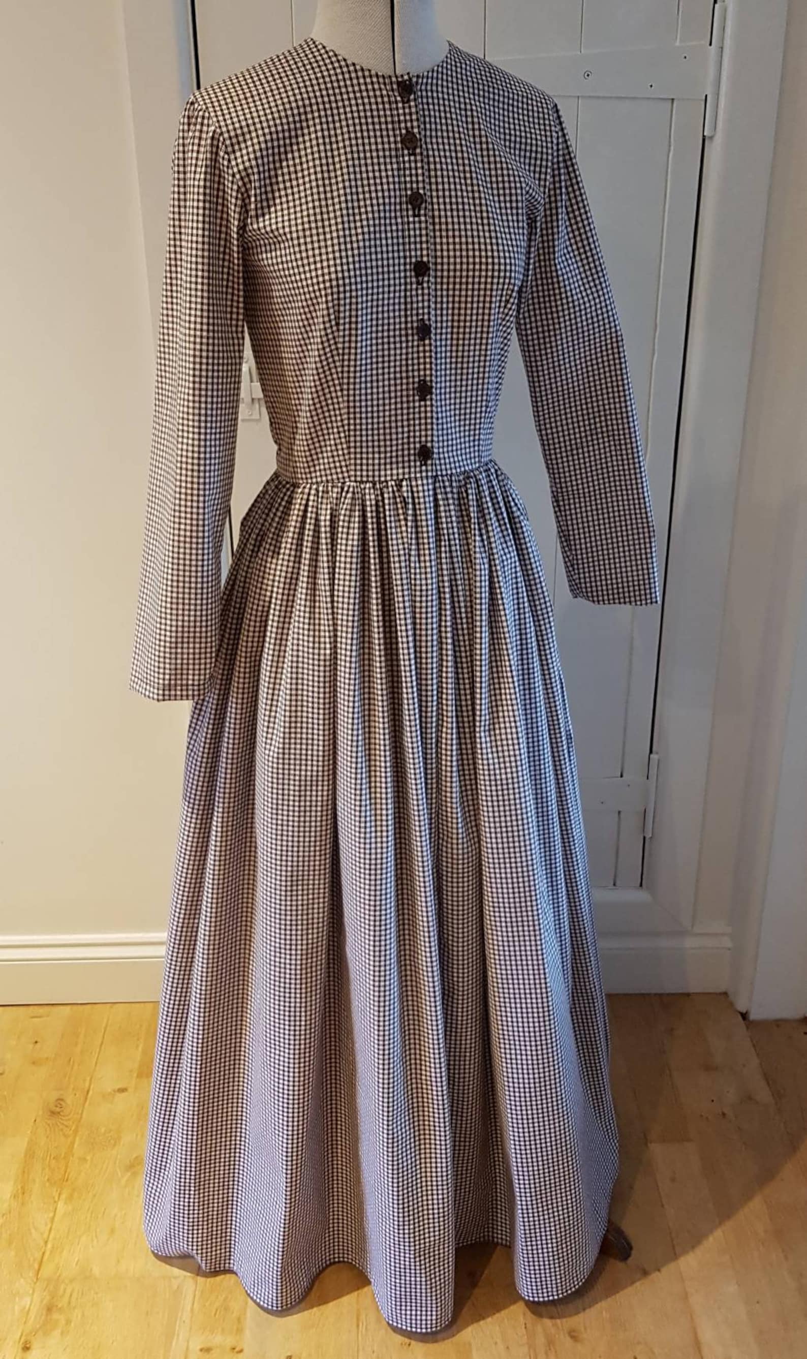 Bronte Style Ladies Georgian / Victorian Costume Day Dress - Etsy