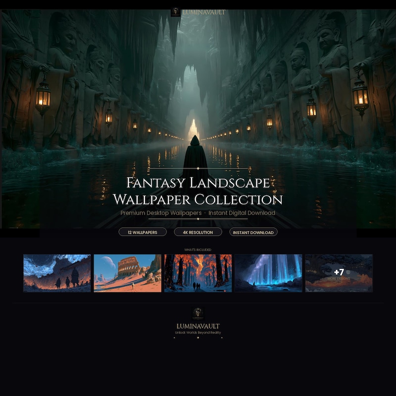 Dark Wallpaper Fantasy - Etsy