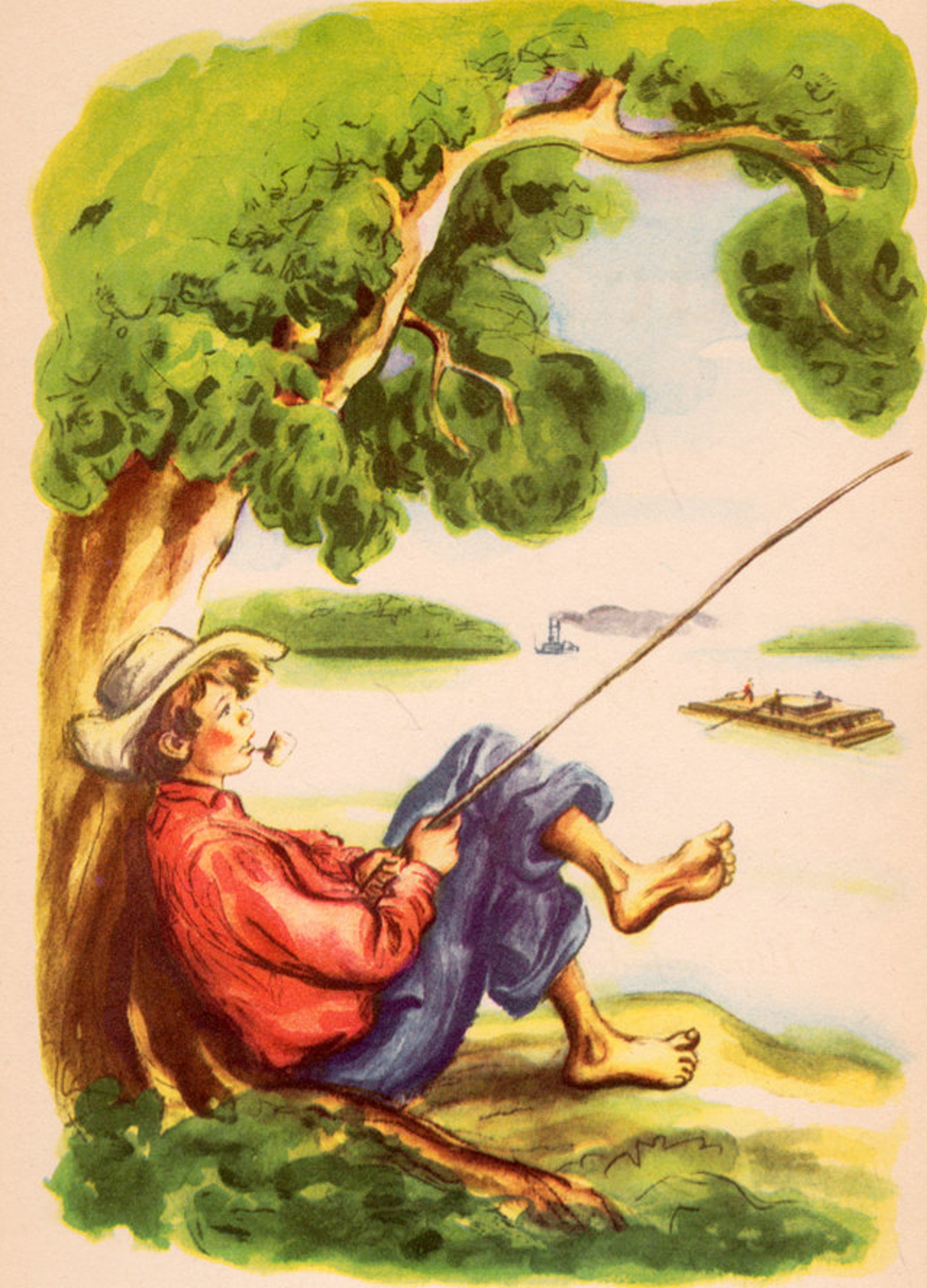 The Adventures of Huckleberry Finn by Mark Twain, Illustrated by Donald ...