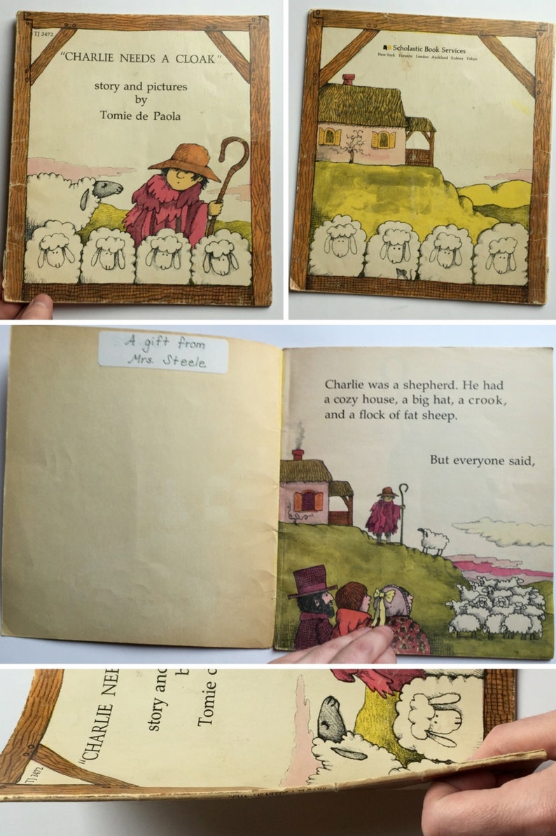 Charlie Needs A Cloak By Tomie De Paola Etsy