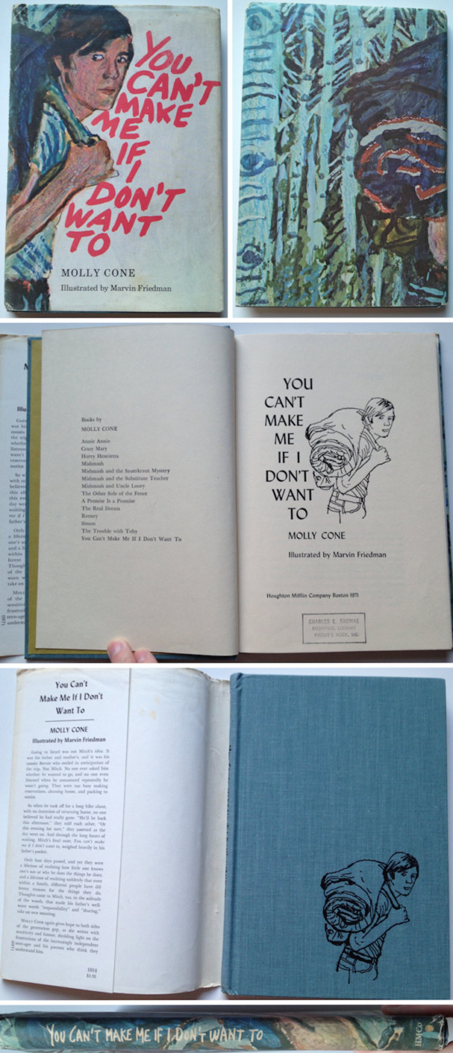 You Can't Make Me If I Don't Want to by Molly Cone, Illustrated by ...