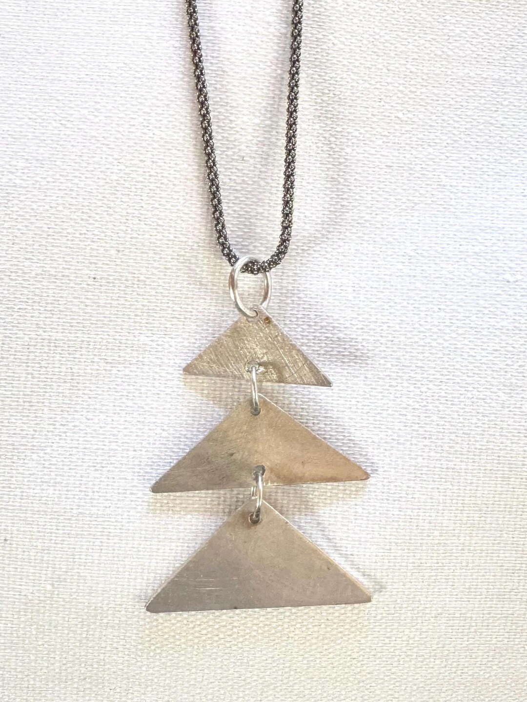 Triple Triangle Necklace - Etsy