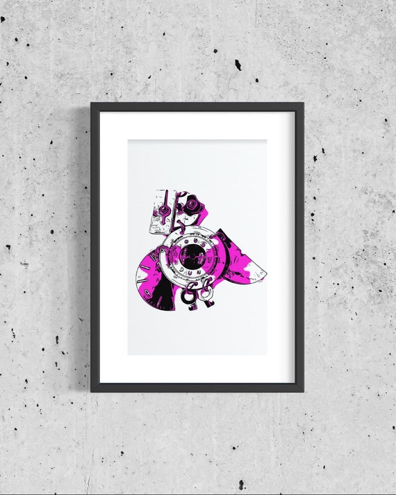 Digital Download Robot Printable Wall Art Poster - Etsy