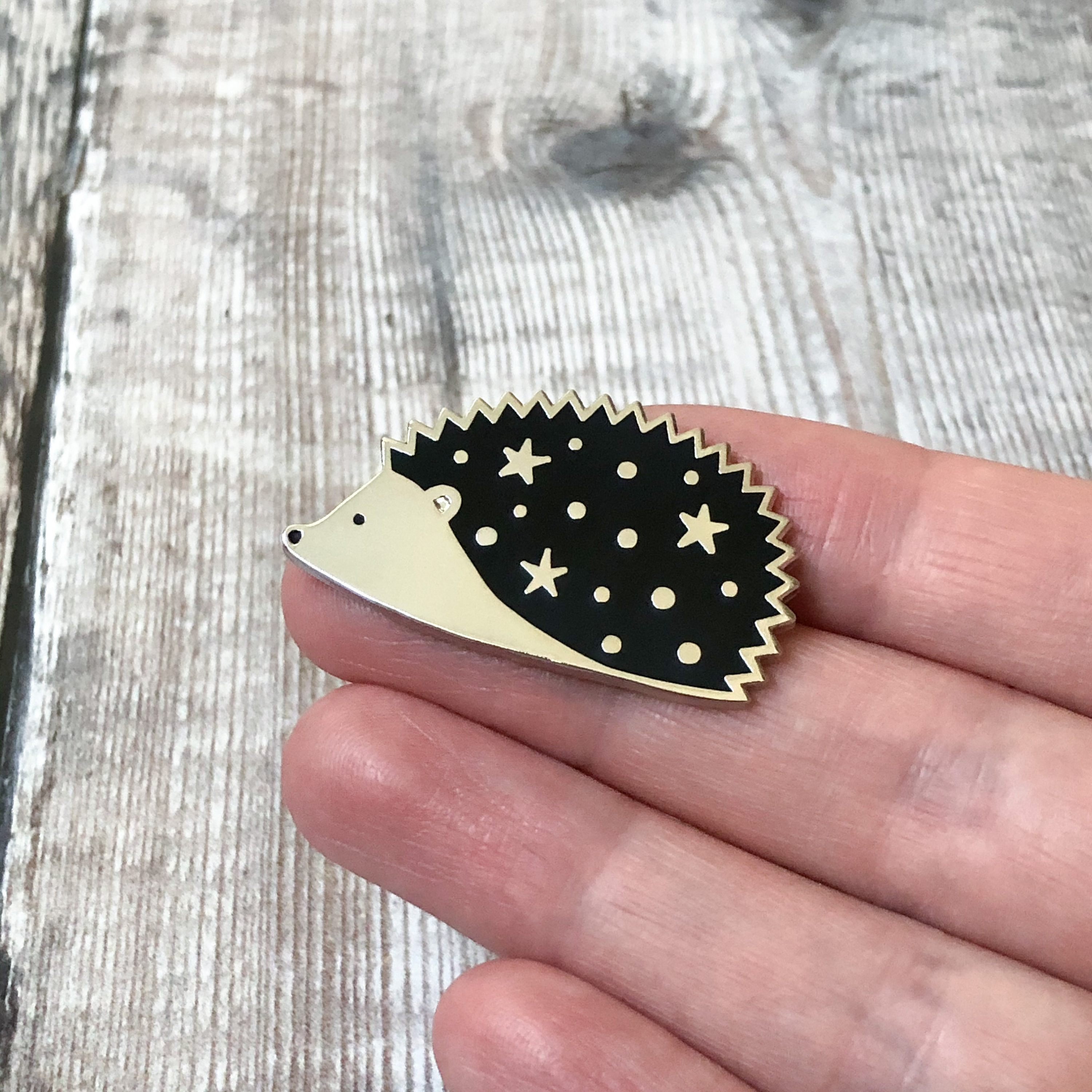 Celestial Hedgehog Enamel Pin Badge Animal Enamel Lapel Pin | Etsy