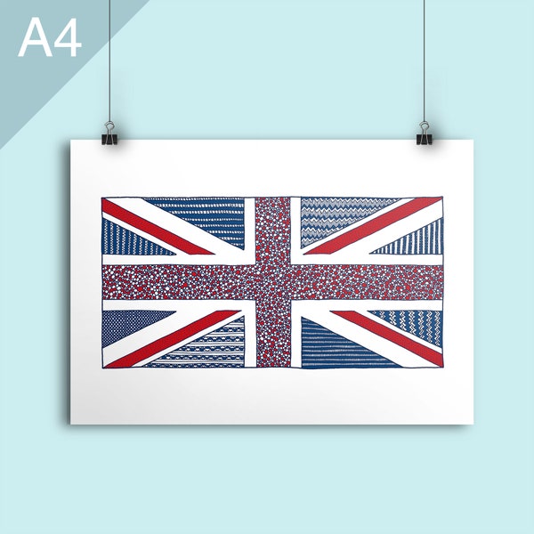 Union Jack Print - Etsy UK