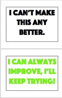 Positive Self-talk Bulletin Board - Etsy