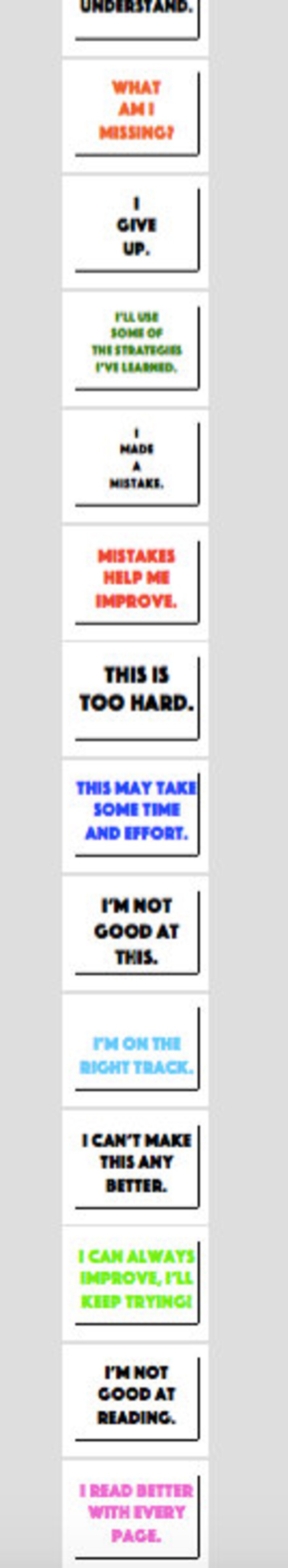 Positive Self-talk Bulletin Board - Etsy