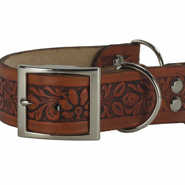 Embossed Dog Collar - Etsy