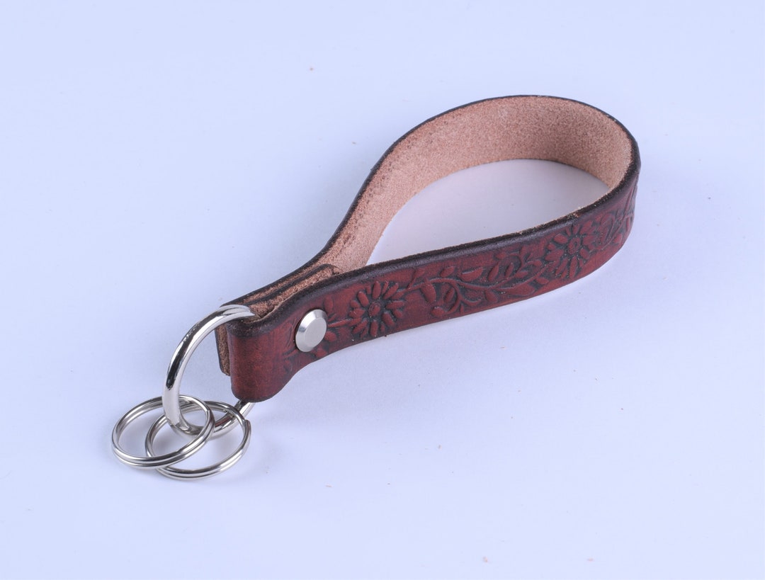 Wristlet, Key Chain, Keychain, Leather Key Chain, Leather Wristlet ...