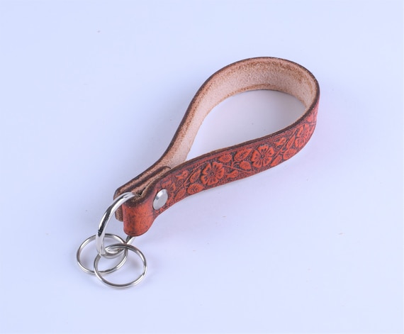 Wristlet Key Chain Keychain Leather Key Chain Leather - Etsy