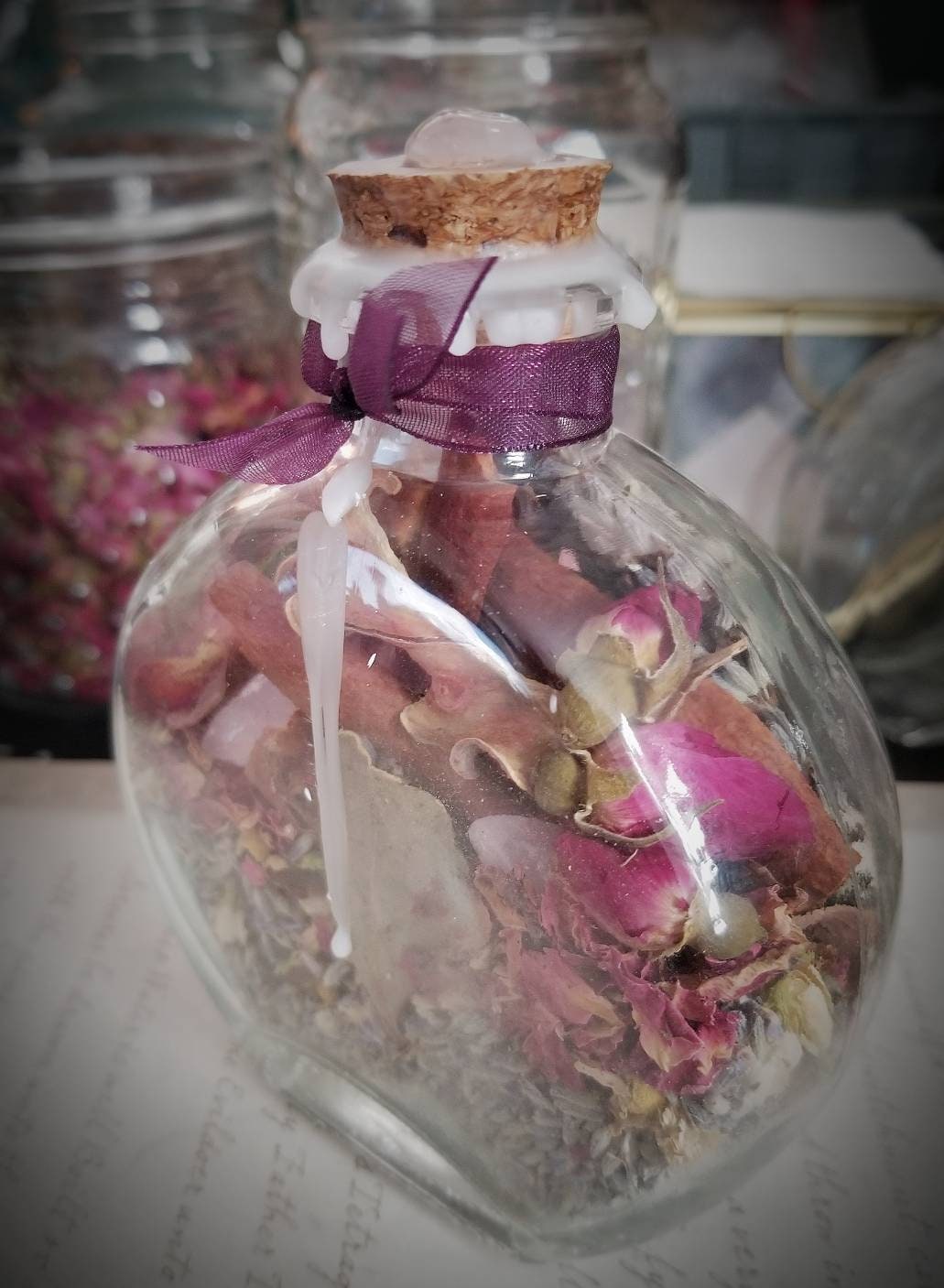 Home Blessing Witch Bottle Herbal Blessing Yule Decor - Etsy Canada