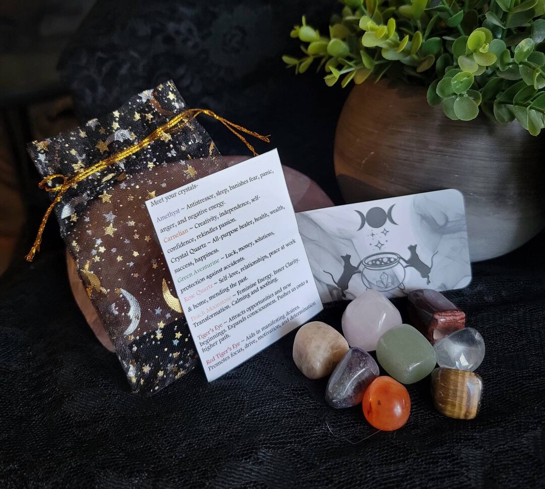 Crystal Set Set Of 8 Crystals Healing Crystals Beginner Crystal Set