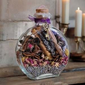 Home Blessing - Witch Bottle - Herbal Blessing - Yule Decor - House ...