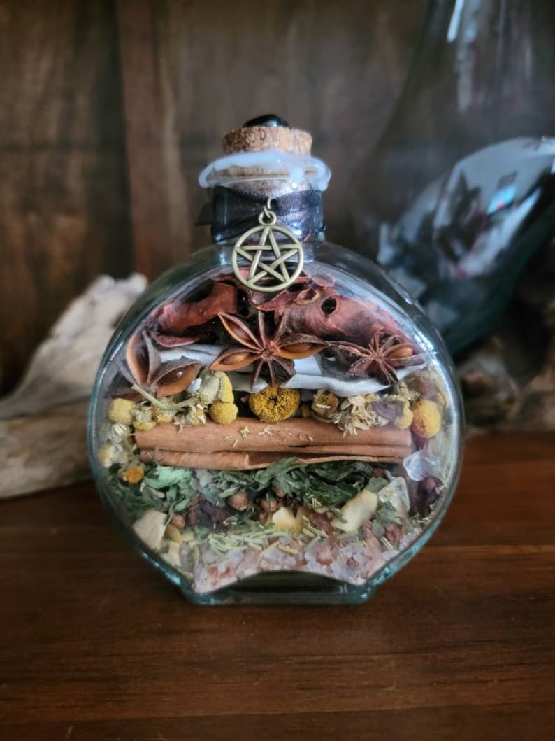 Protection From Evil Witch Bottle Banish Negative Energy - Etsy