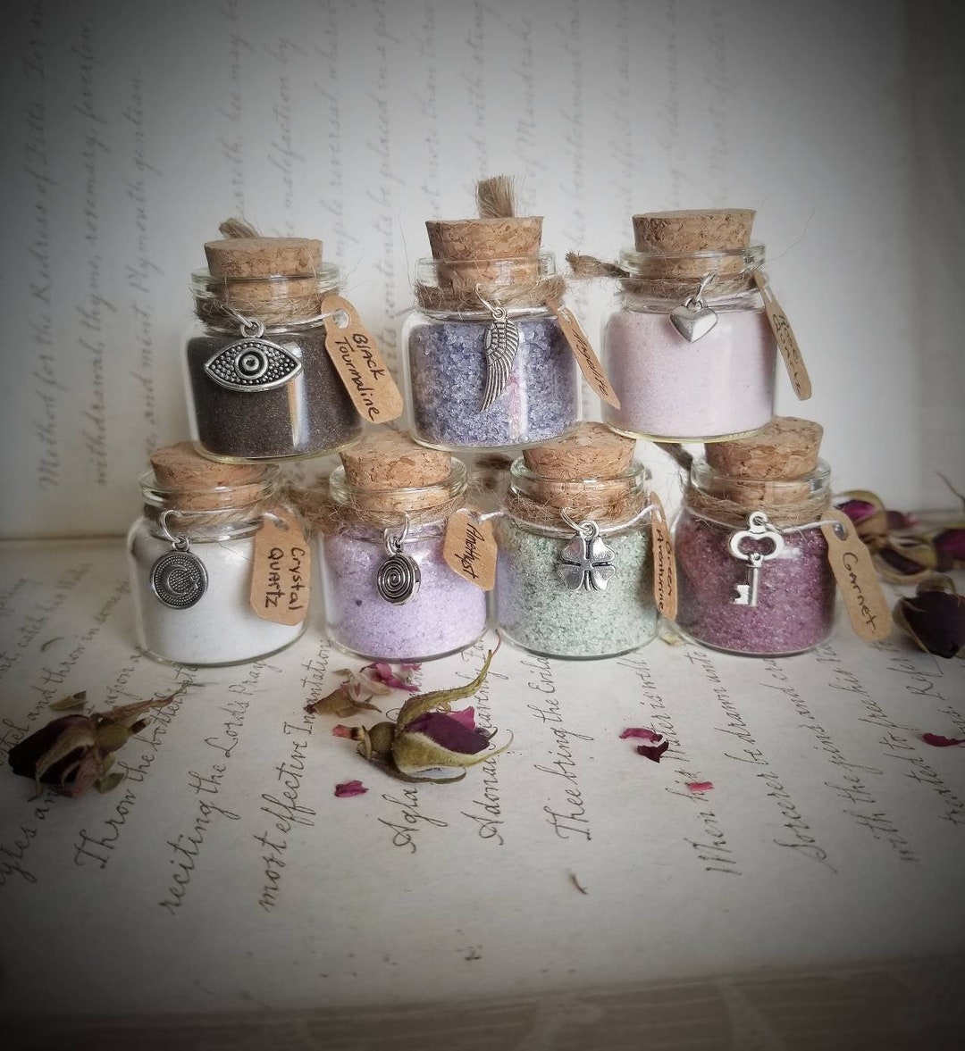 Crystal Spell Dust – Wiccan Altar Decor, Spell Ingredients - Etsy