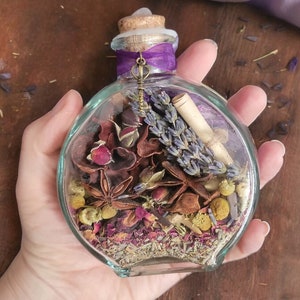 Home Blessing - Witch Bottle - Herbal Blessing - Yule Decor - House ...