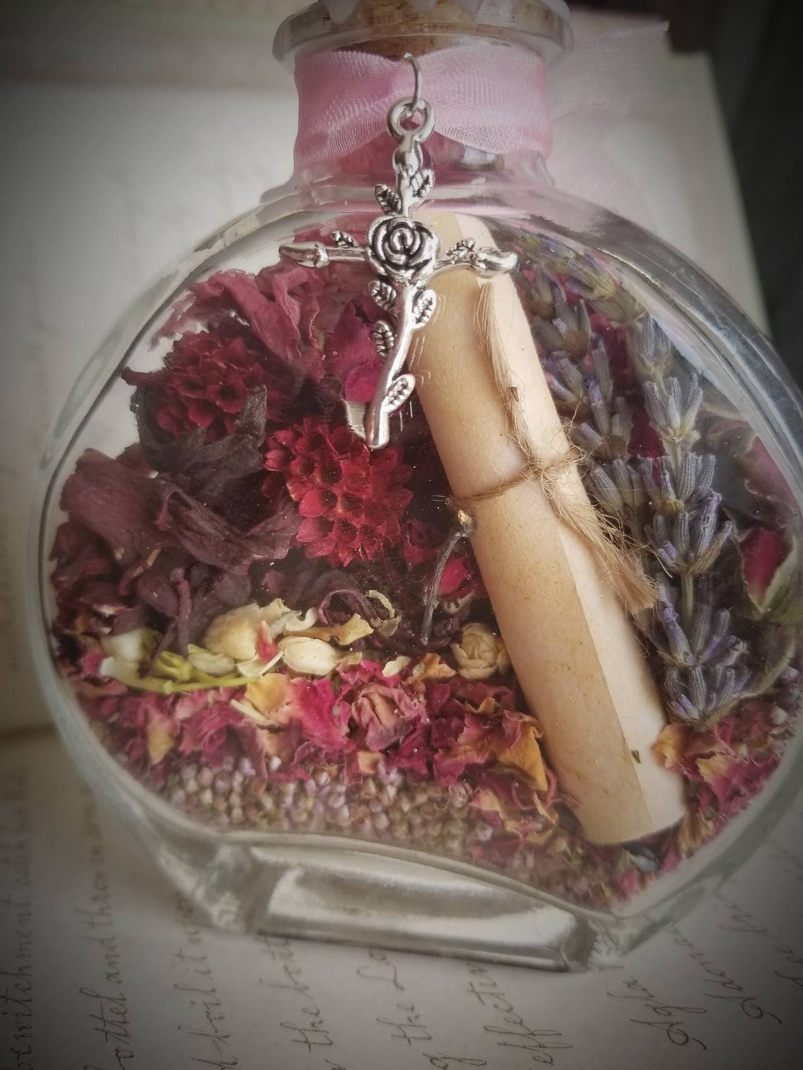 Love Blessing Marriage Blessing Witch Bottle Herbal - Etsy