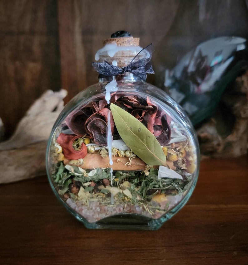 Protection From Evil Witch Bottle Banish Negative Energy - Etsy