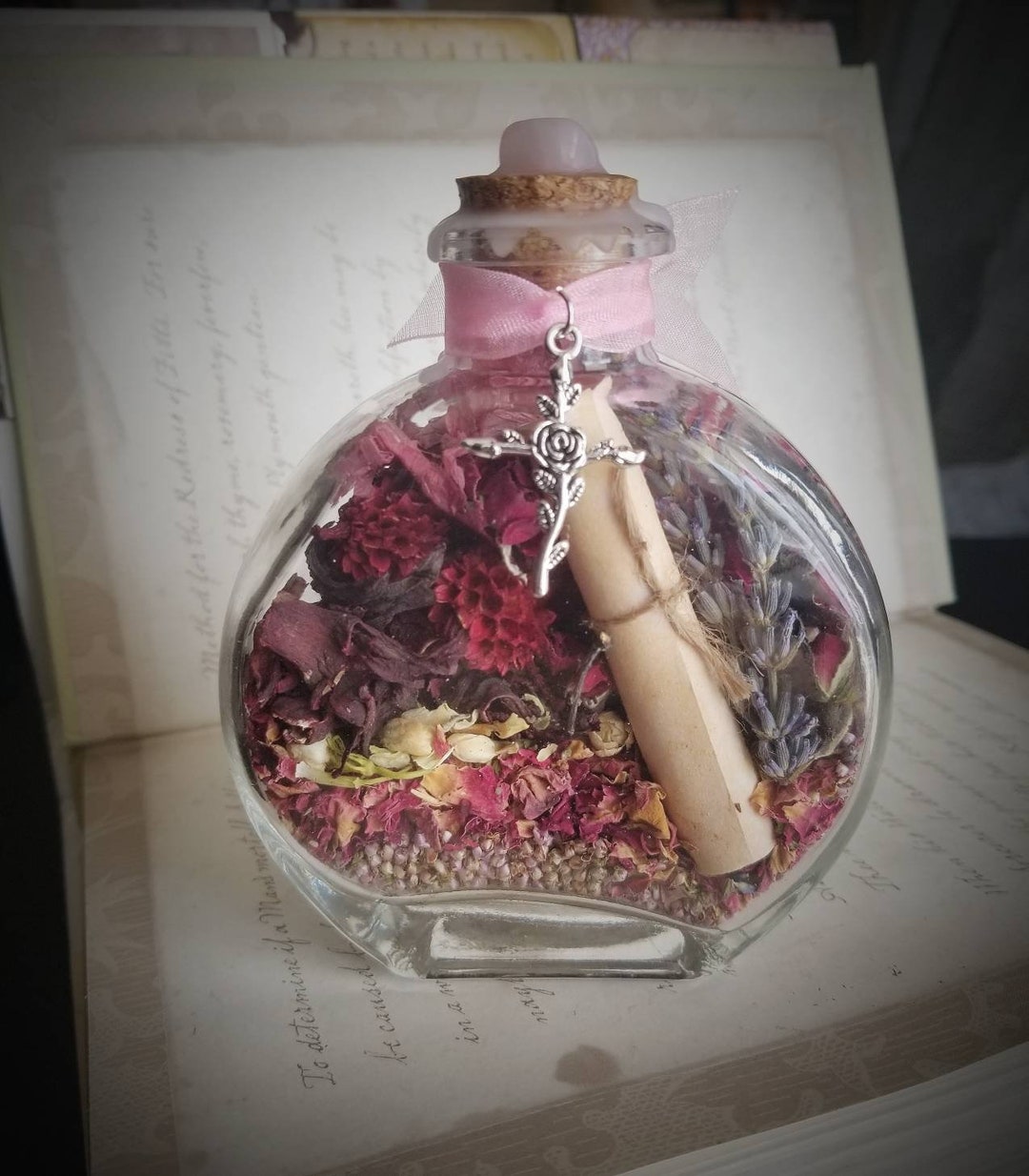 Love Blessing Marriage Blessing Witch Bottle Herbal - Etsy